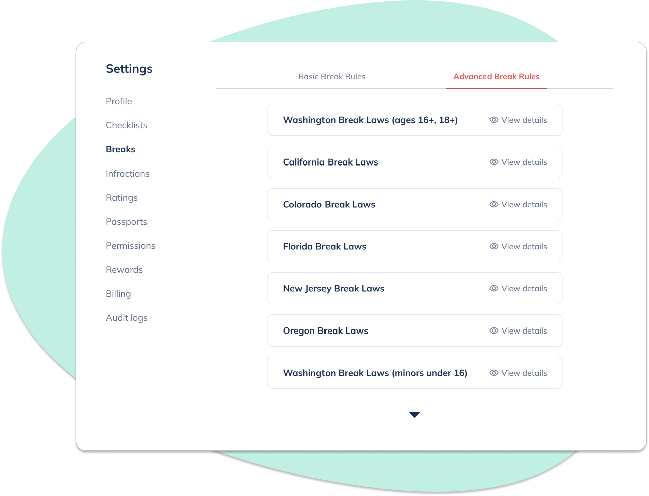 OneClickApp.com - Break Tracking